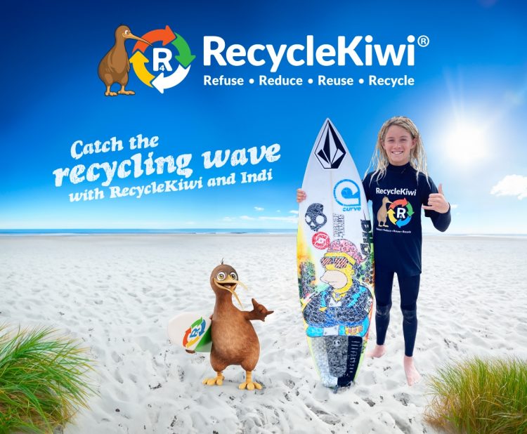 CrestClean & RecycleKiwi - Kale Print